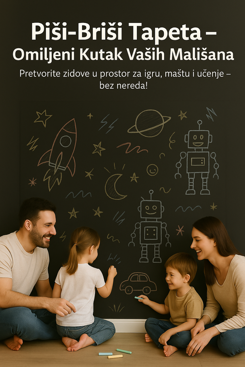 Piši-Briši Tapeta za Zid – Grand store